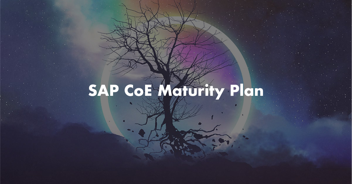 SAP CoE Maturity Plan